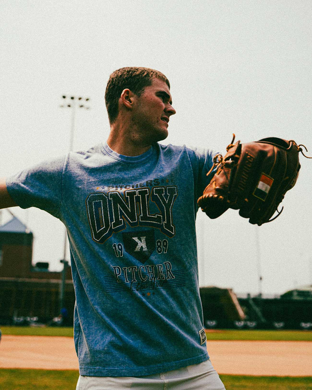 Pitcher of the Year Vintage Tee - Blue Acid Wash