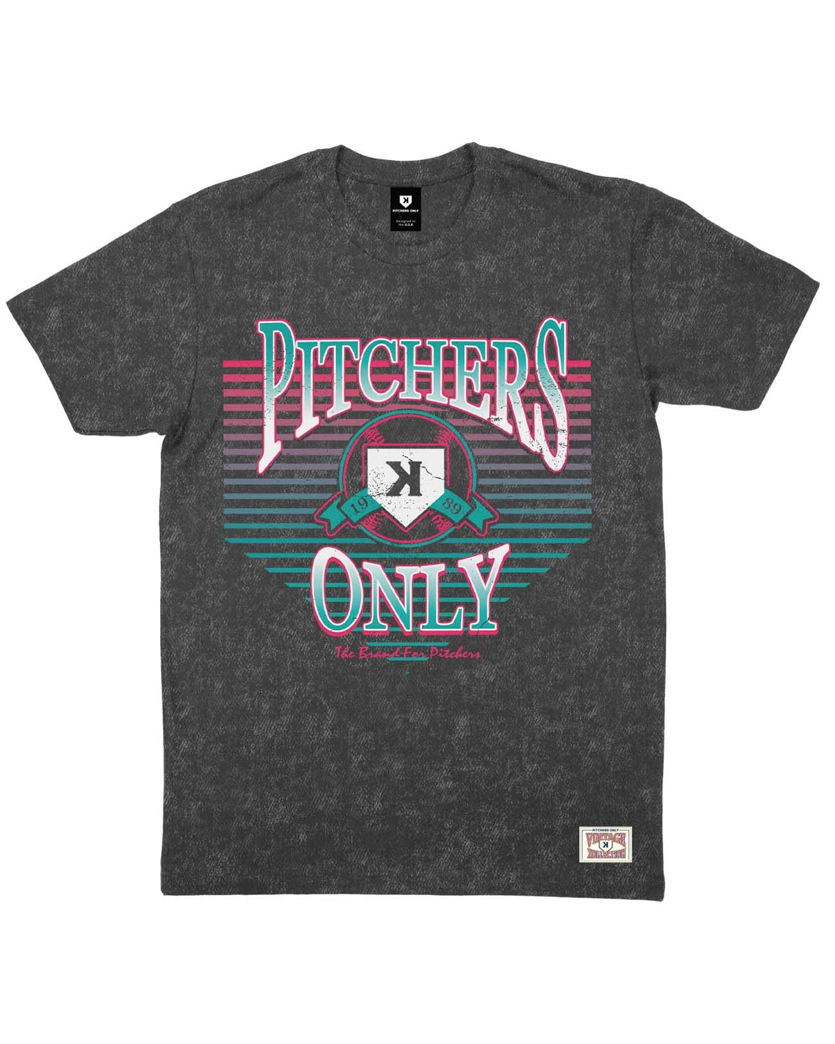 Pitchers Only Vintage Acid Wash Tee