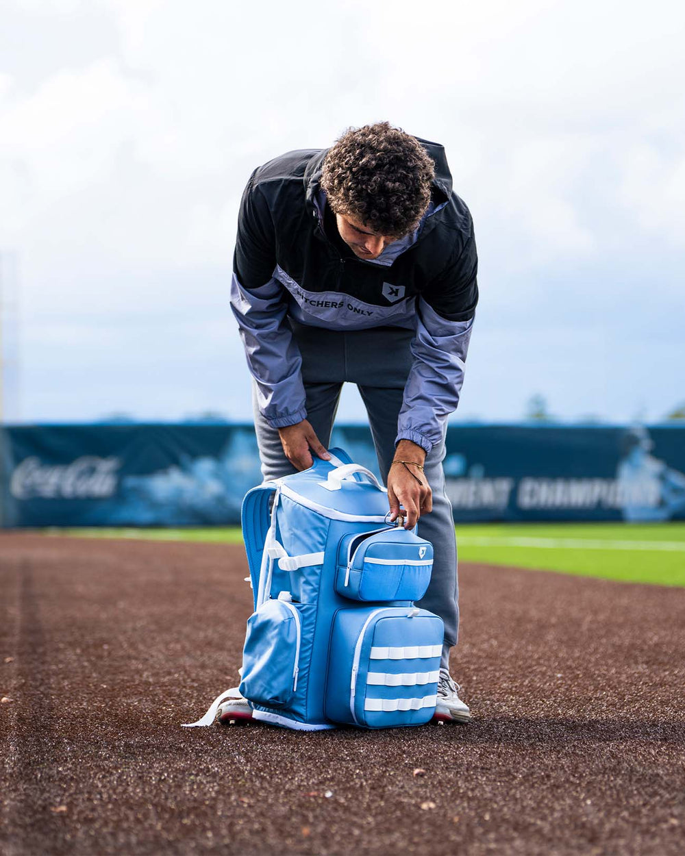 Shove Day Bag - Sky Blue | Pitchers Only Baseball