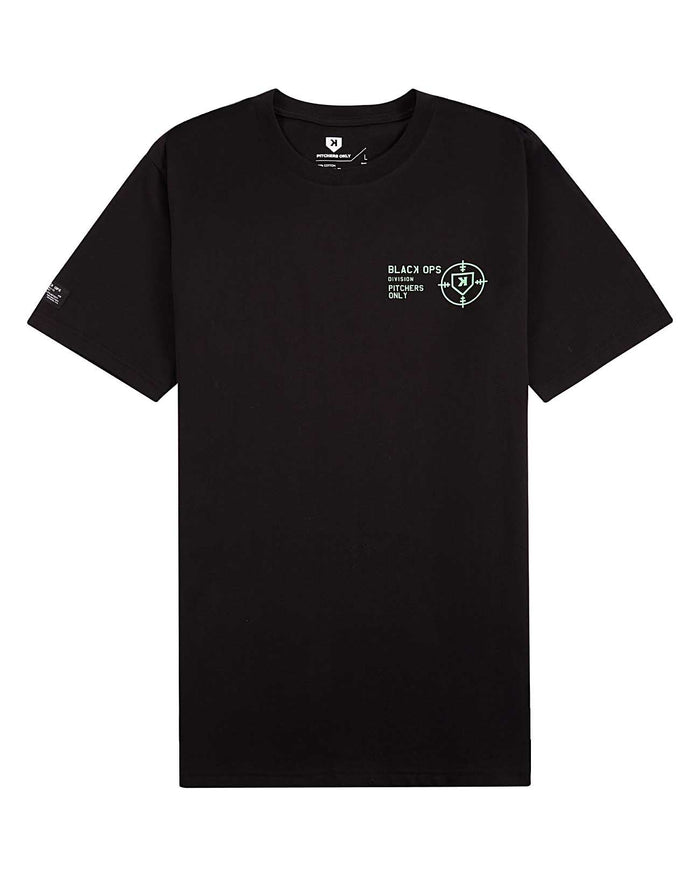 Pitchers Only Black Ops Radar Tee | Baseball Pitcher T-Shirt